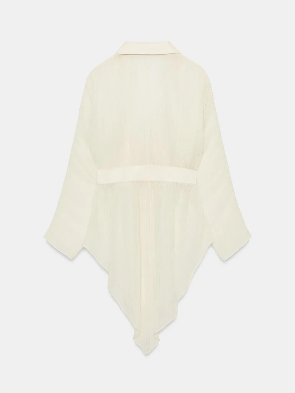 Zara | Tops | Zara Zw Collection Georgette Lace Blouse Small | Poshmark